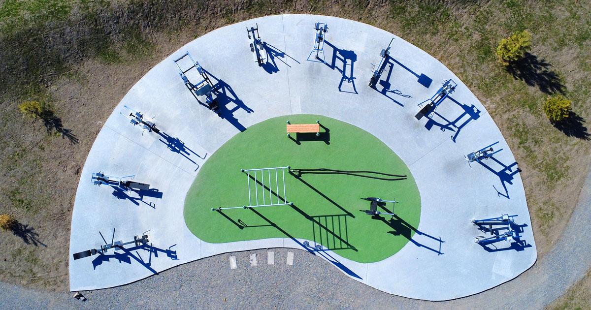 Outdoor Gym in Larvik, Norway | Omnigym Outdoor Gym Equipment